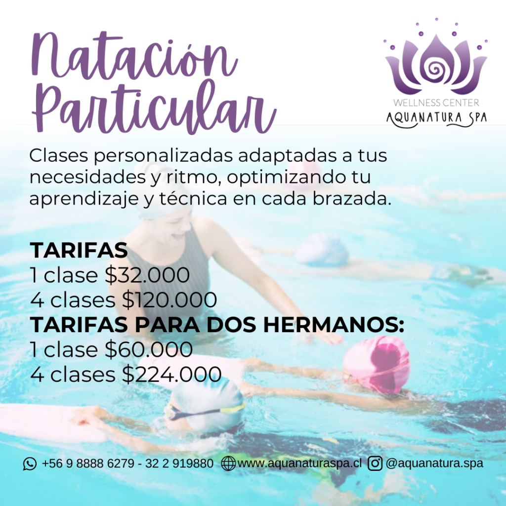 Clases de Natación Particular - AQUANATURA SPA